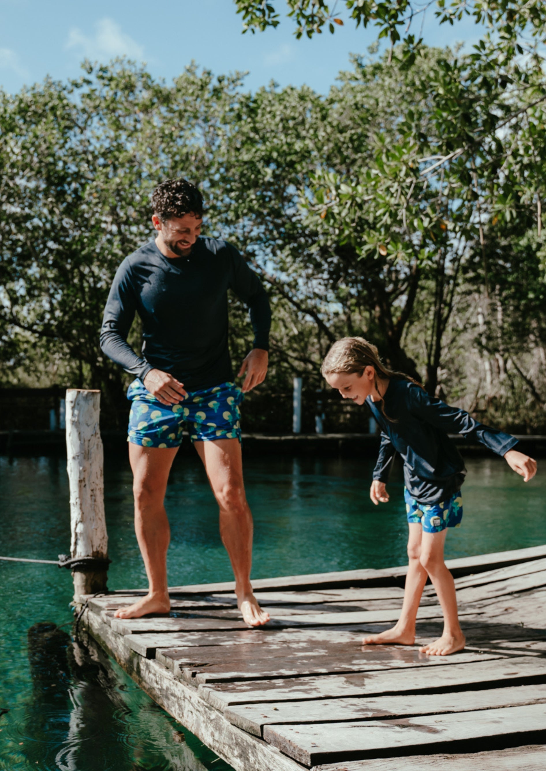 Australian Beachwear for Father & Son