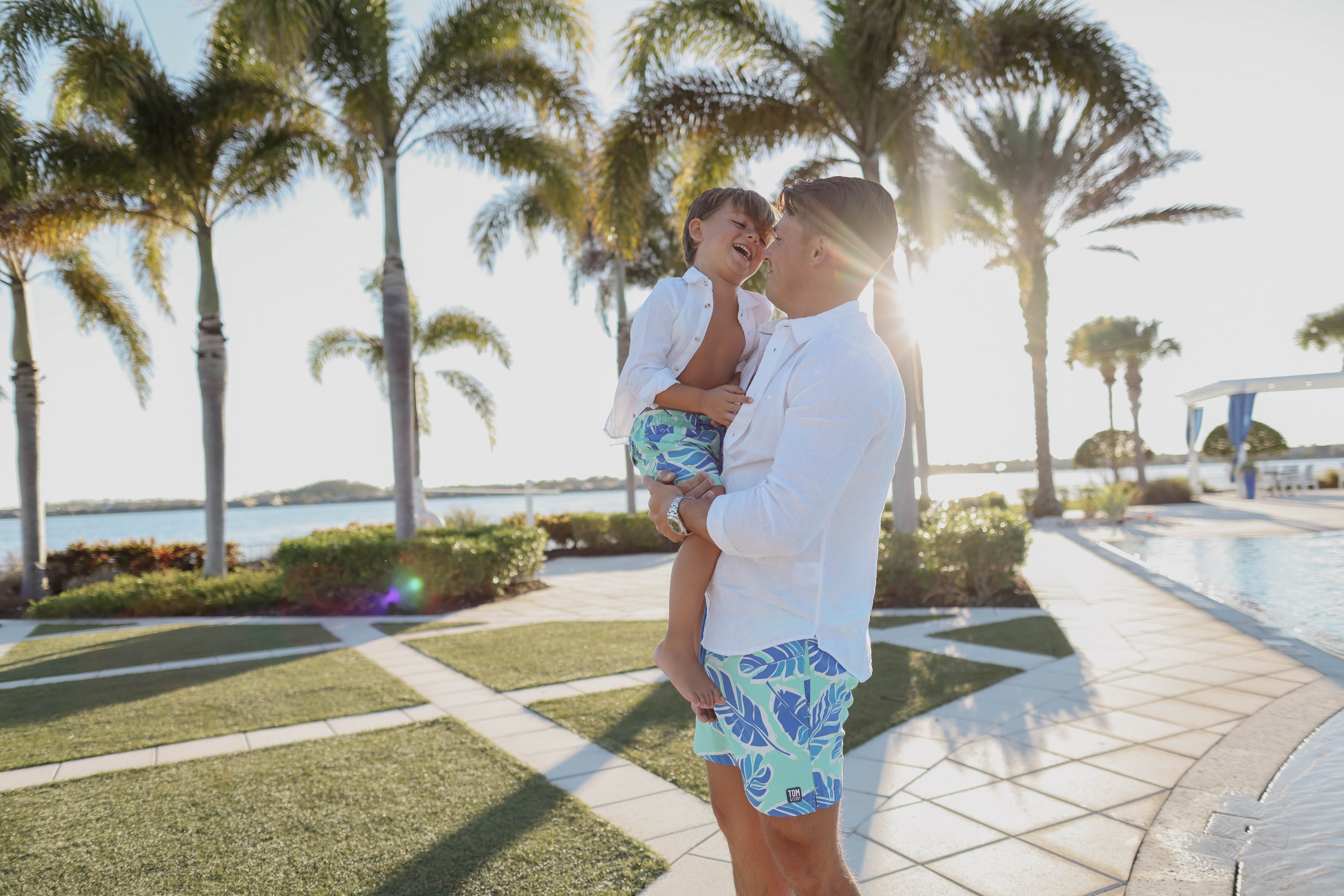 Australian Beachwear for Father & Son